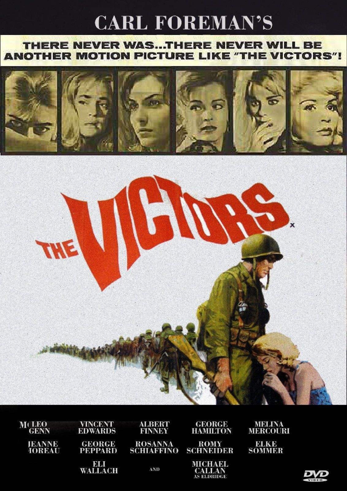 THE VICTORS 1963 Vince Edwards - Melina Mercouri - Romy Schneider - ALL ...