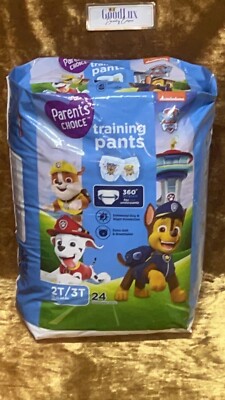 Parent's Choice Training Pants for Boys Paw Patrol 24 Count 2T 3T ...