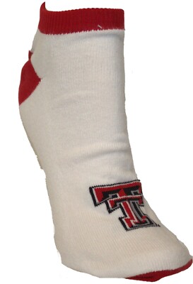 NCAA Texas Tech Red Raiders No Show Socks | eBay