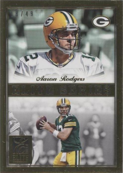 2014 Panini Elite - Elite Series Aaron Rodgers #19 Gold /49 for sale ...