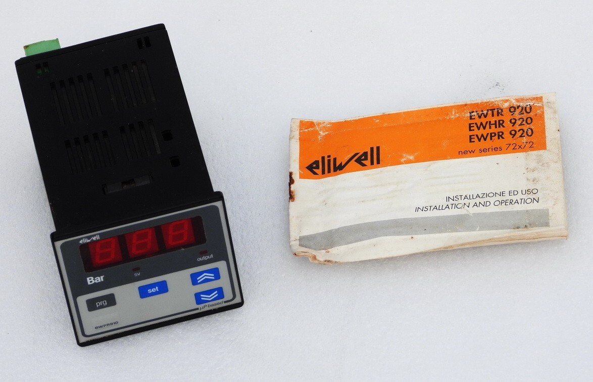 NOS ELIWELL EWHR 920/U PROGRAMMABLE TEMPERATURE CONTROLLER NEW SERIES ...
