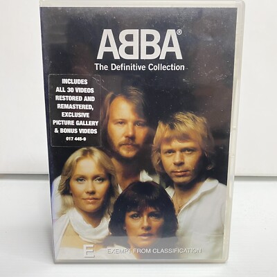 ABBA The Definitive Collection (DVD, 2002) Region 0 VGC | eBay