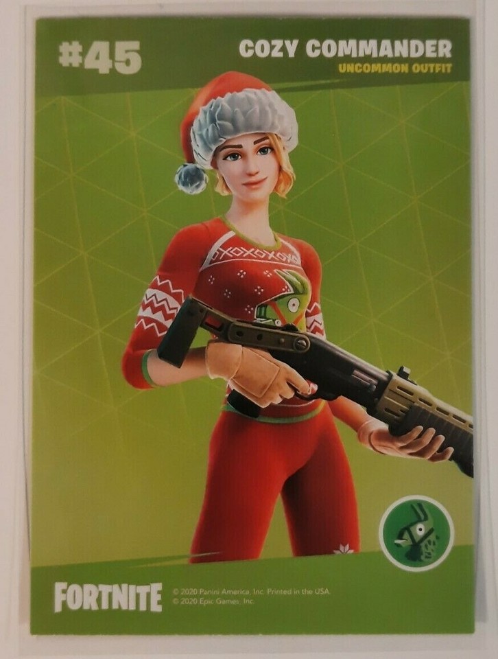 Fortnite Series 2 COZY COMMANDER Uncommon Outfit Base Card #45 | eBay