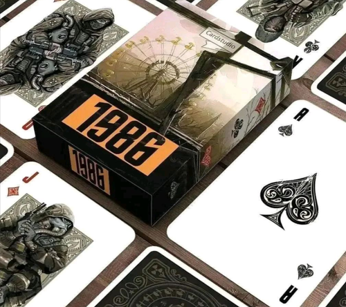 Ukraine Playing cards 1986 Chernobyl nuclear disaster deck 54 cards | eBay