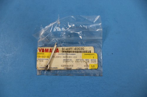NOS OEM YAMAHA PIN, COTTER (663) 115 ETK 115/130 115/130/L130TRS #91490 ...