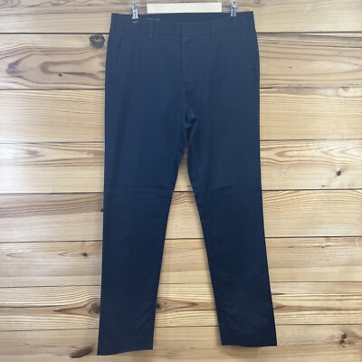 Bonobos Dress Pants 33x34 Monday Blue Shiny Cotton Slacks Career Slim ...