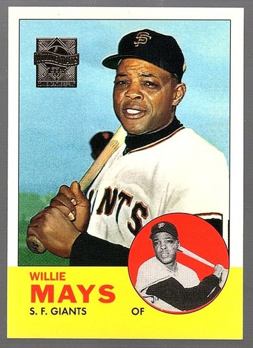 MLB 1963 Topps 300 Willie Mays HOF San Francisco Giants Reprint | eBay