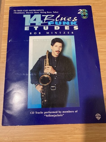 14 BLUES FUNK ETUDES for Bass Clef Instruments by Bob Mintzer | eBay UK