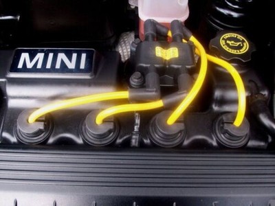 YELLOW 7MM PERFORMANCE IGNITION LEADS MINI ONE COOPER S 1.6 R50 R52 R53 ...
