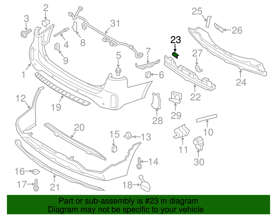 OEM NEW 2014-18 Kia Forte Forte5 Optima Sorento Energy Absorber Clip ...