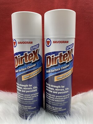 2- DirteX Spray Multi Surface Cleanr Extra Strength Savogran 18oz Spray ...