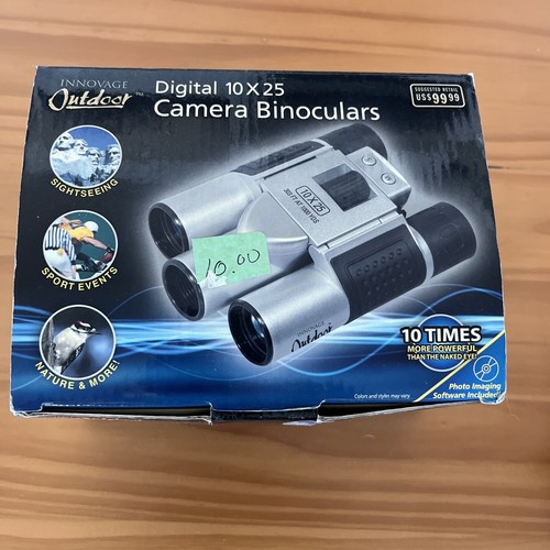 INNOVAGE Outdoor 10x25 Digital Camera Binoculars Photo CD Software Inc ...