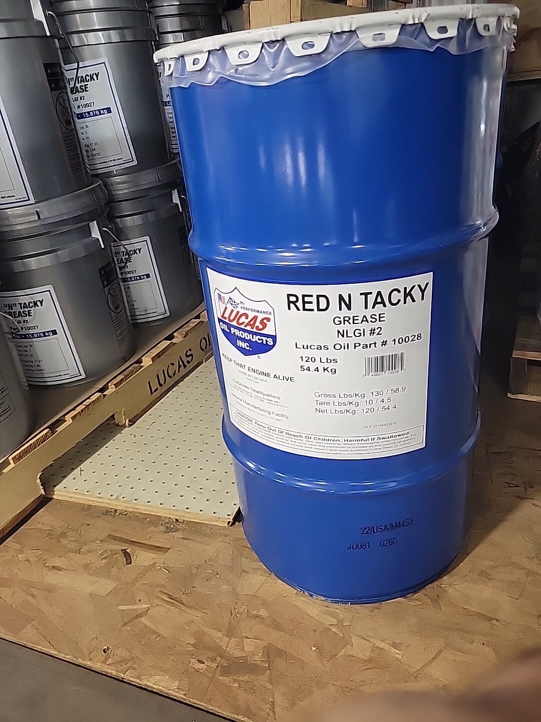 Oem Red "N" Tacky Grease / 120 Lb Keg 051-640 for sale online | eBay