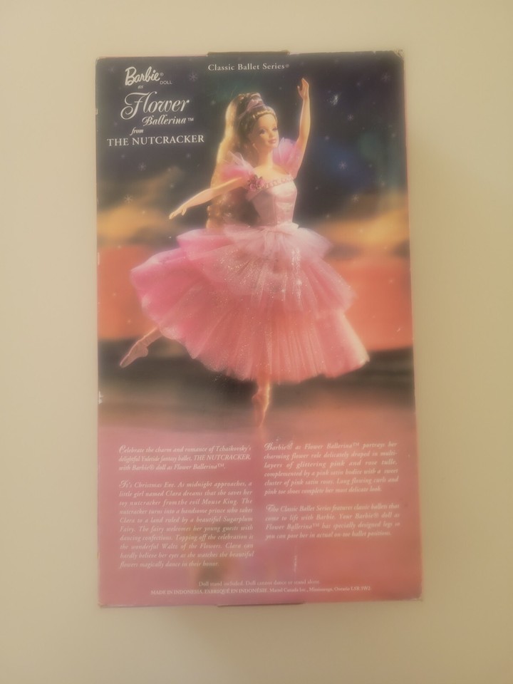 FLOWER BALLERINA BARBIE FROM THE NUTCRACKER classic ballet collector ...