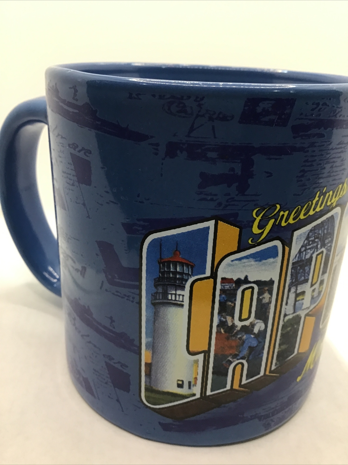 CAPE COD PARK COFFEE MUG. GREETINGS FROM CAPE COD MA Mug. Art Deco Mug ...