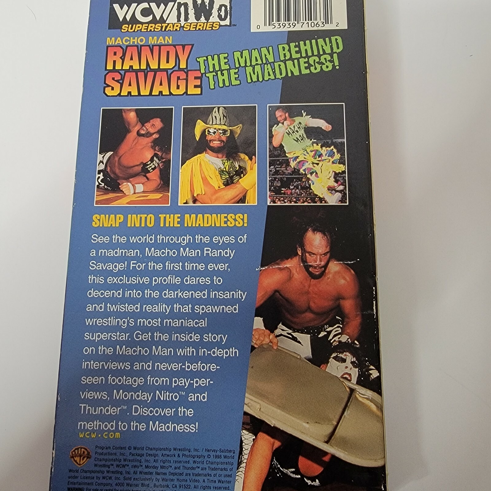WCW nWo Superstar Series Macho Man Randy Savage Man Behind the Madness ...