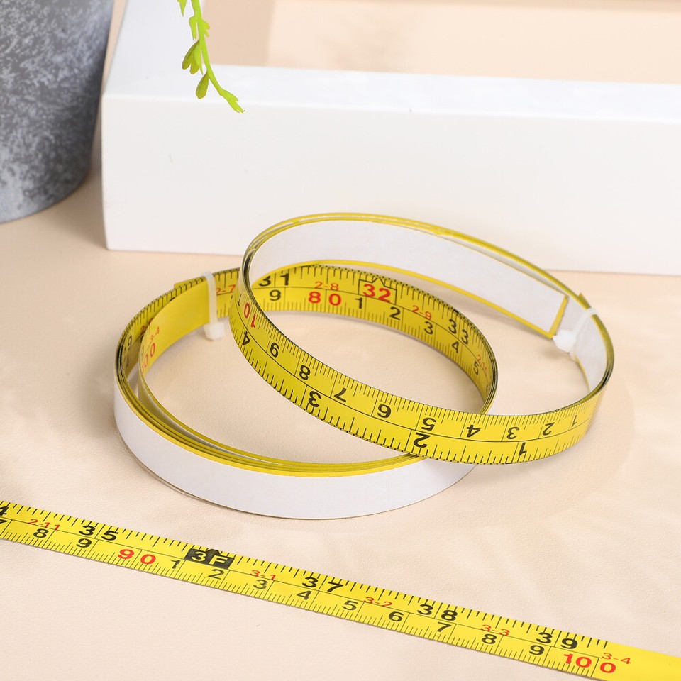3Pcs Adhesive Tape Measure Self Measuring Tapes Ruler Work | eBay