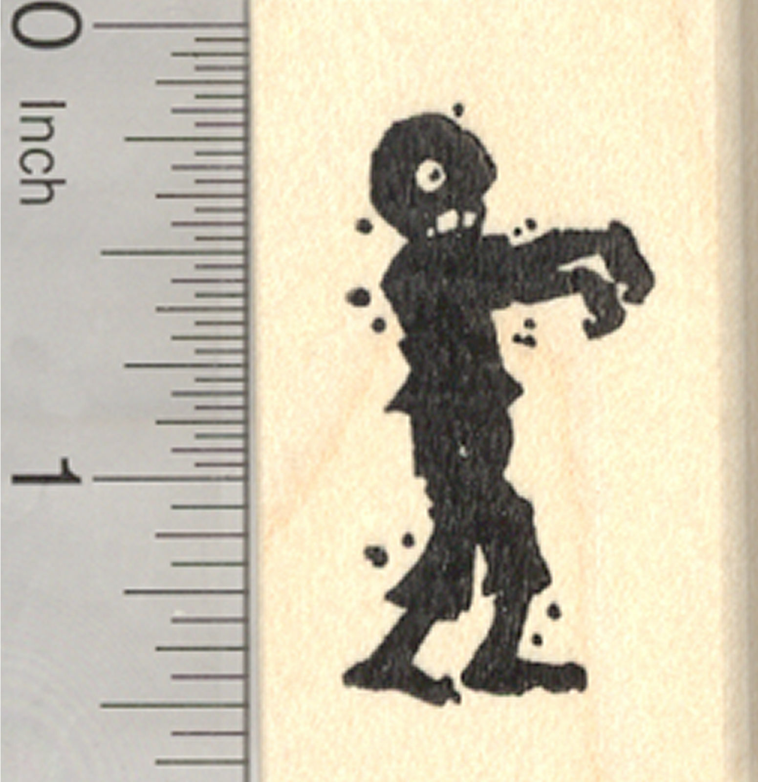 Zombie Apocalypse Rubber Stamp, Halloween Walking Dead Corpse D26107 WM ...