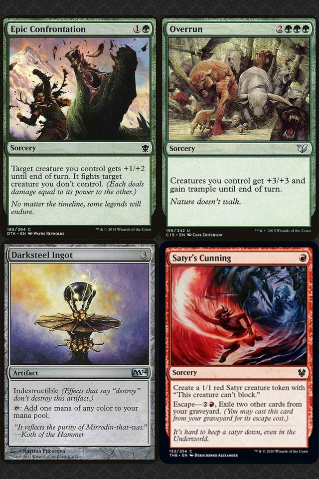 Gallia of the Endless Dance SATYR Commander Deck Gruul Magic MTG Ready ...