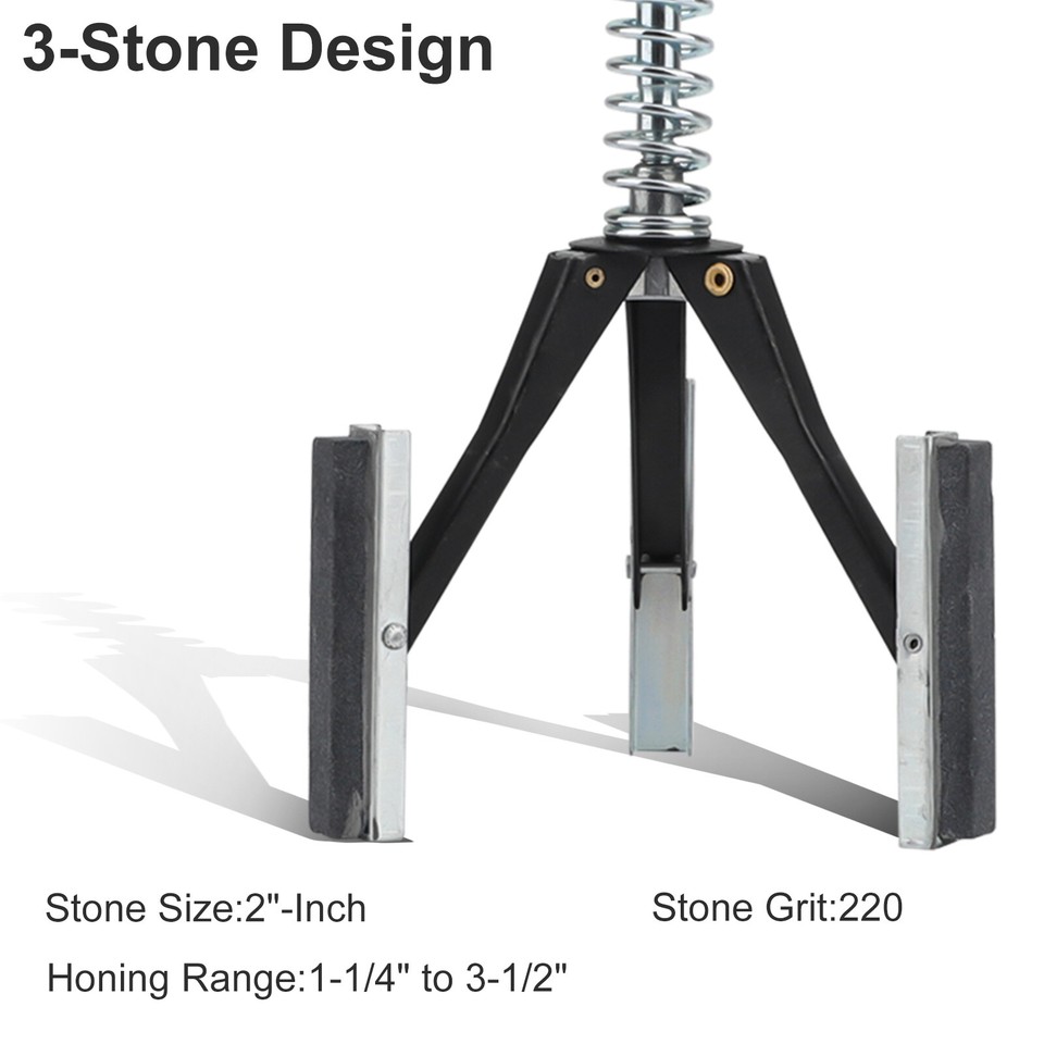 Car Engine Brake Cylinder Hone Flexible Shaft Bore Honing Tool 1-1/4 ...