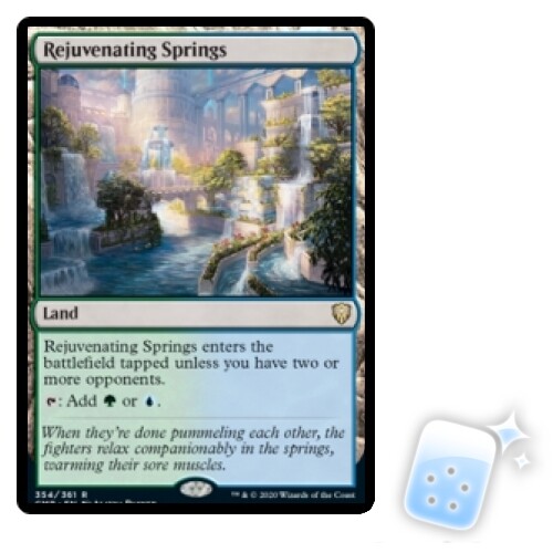 REJUVENATING SPRINGS Commander Legends Magic MTG MINT CARD | eBay
