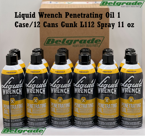 Liquid Wrench Penetrating Oil 1 Case/12 Cans Gunk L112 Spray 11 oz Auto ...