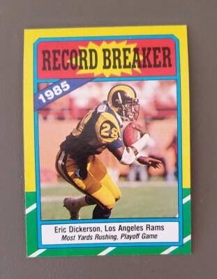 1986 Topps Football Card Eric Dickerson | eBay