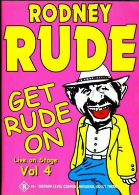 Rodney Rude : Get Rude On : Live On Stage Vol 4 very good dvd region 4 ...