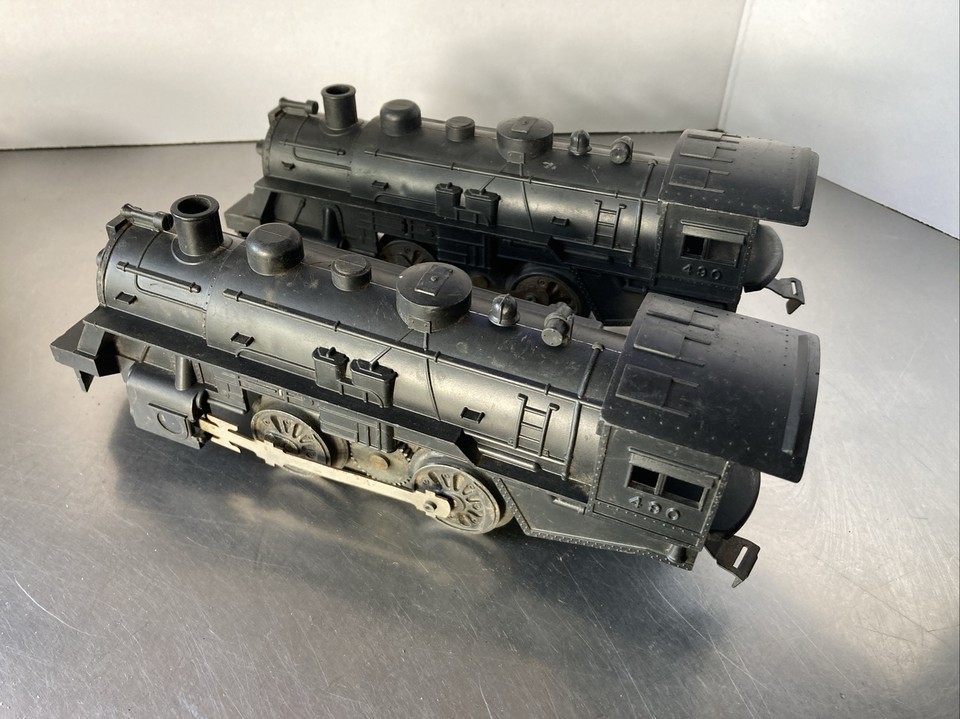 Two Vintage MARX O/O27 Gauge 0-4-0 Steam Engine Locomotive 400’s | eBay