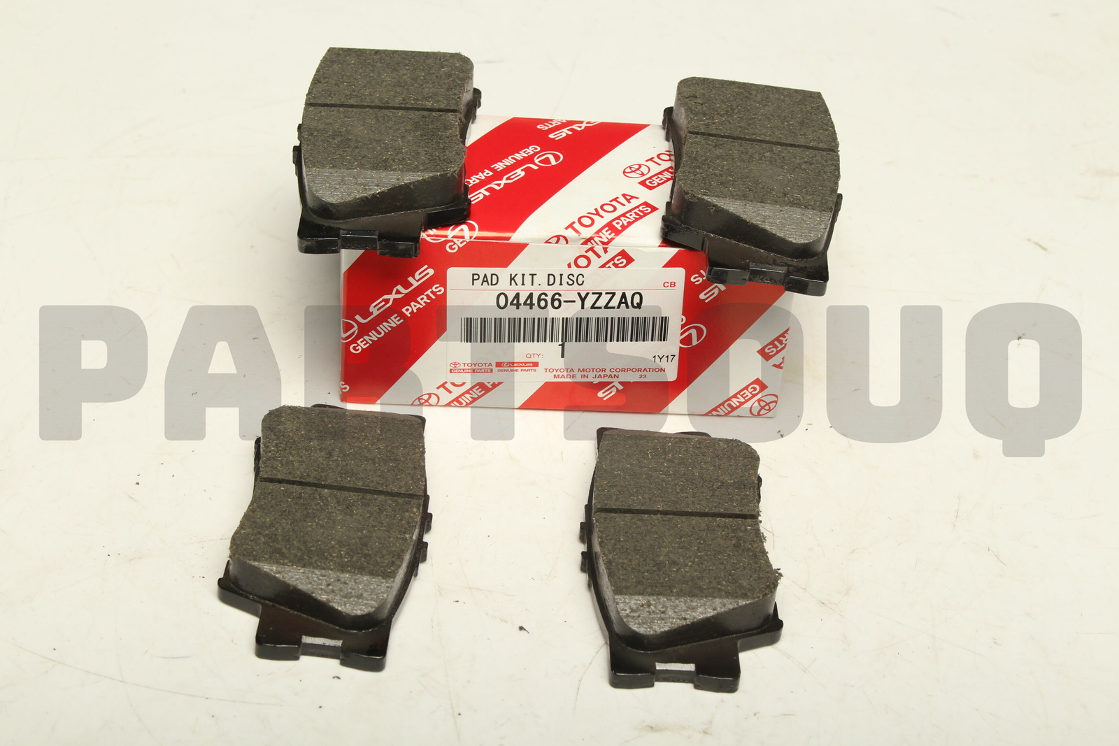 04466YZZAQ Genuine Toyota PAD KIT DISC BRAKE 04466-YZZAQ | eBay