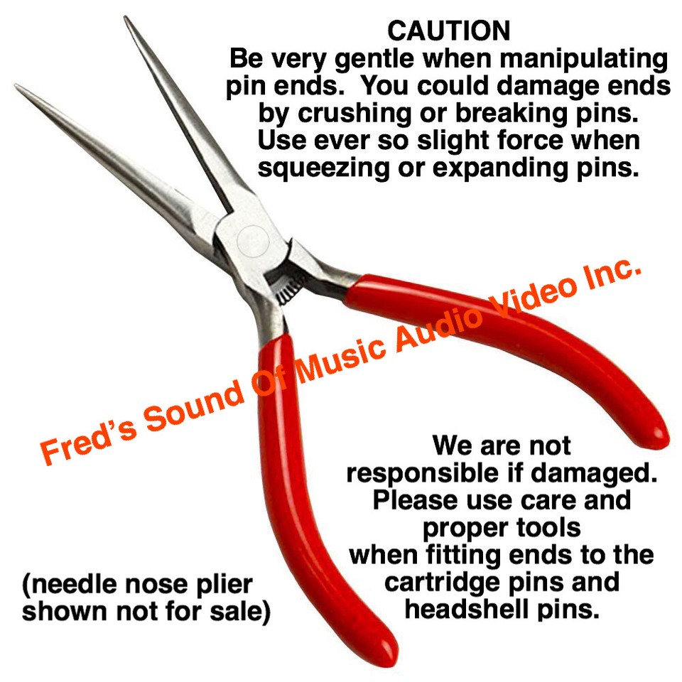 Phono Cartridge Headshell Connector Pins 20pack Crimp and/or Solder ...