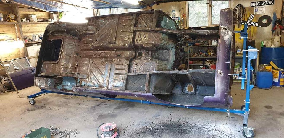 car body roller rotisserie spit FITS ANY VEHICLE SHELL | eBay