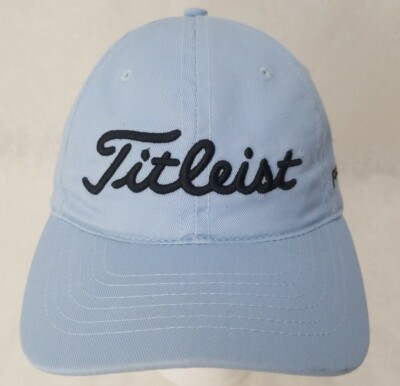 Titleist Blue Cap Strapback Hat 100% Cotton Embroidered Made In Mexico ...