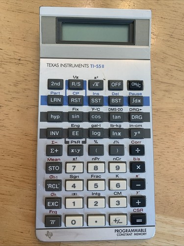 Vintage TI-55 II Texas Instruments Calculator Not Tested No Battery | eBay