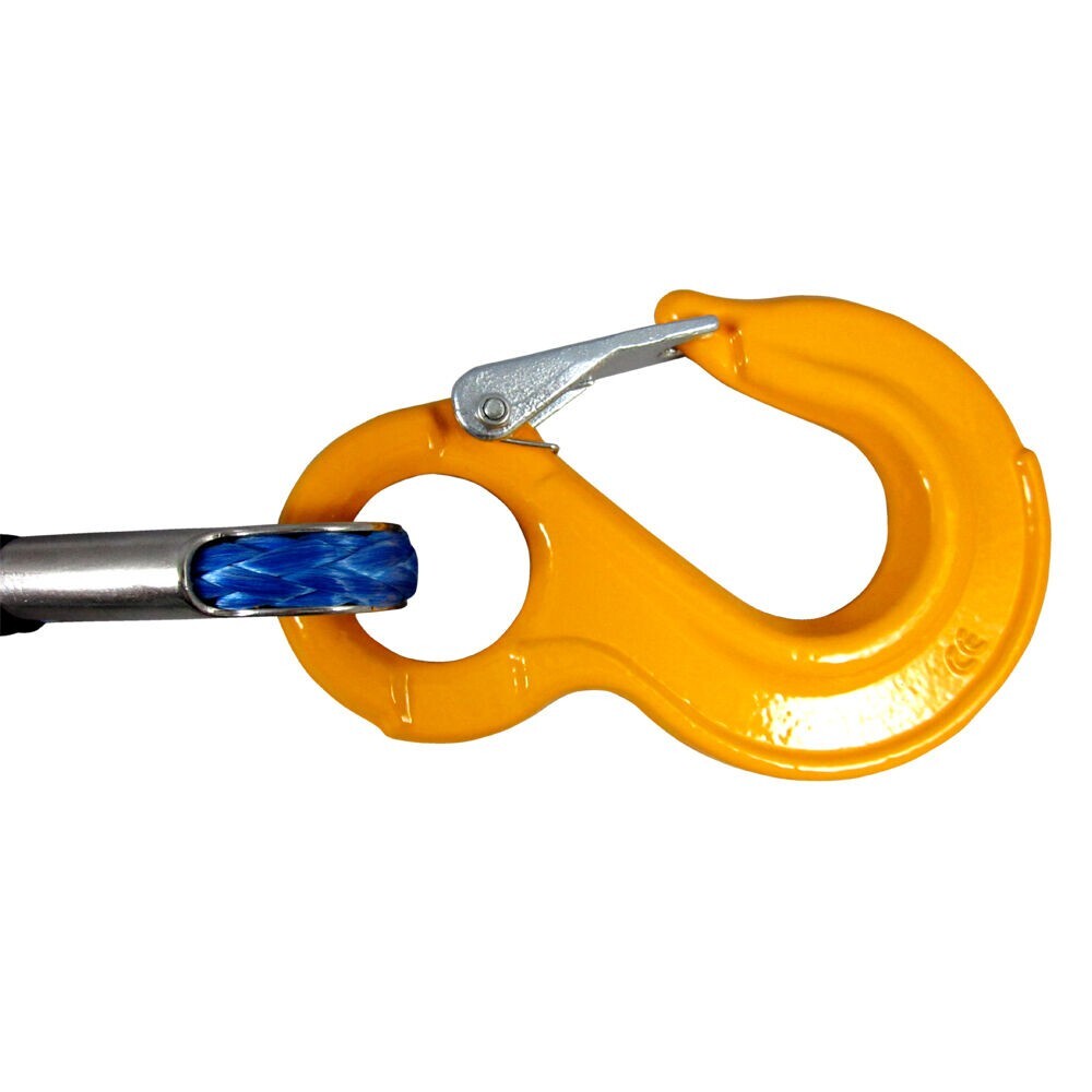 10mm X 28m Dyneema SK75 Winch Rope Hook Aluminium Fairlead - Synthetic ...