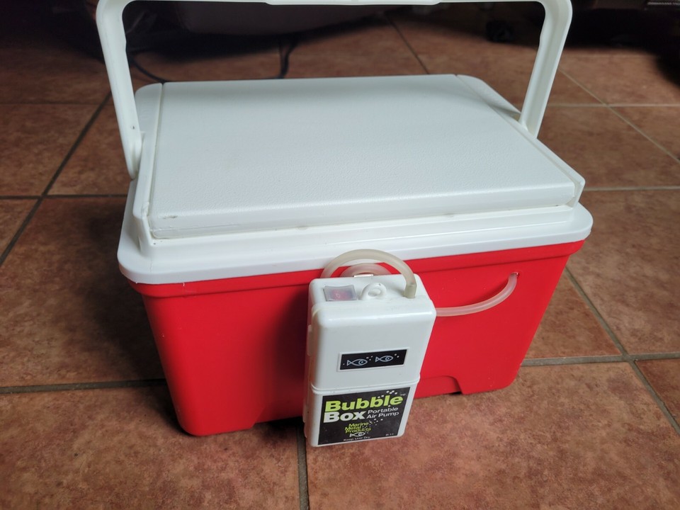 Portable Bait Bubbler,Portable Live Well, Kayak Live Well, Battery ...