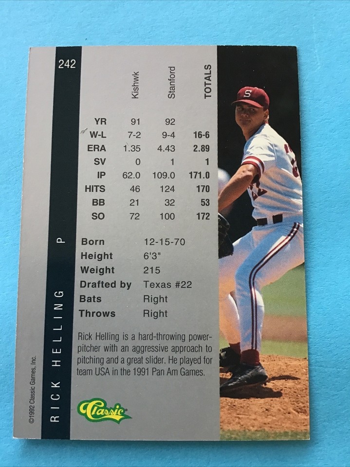 Rick Helling Rookie Card 99 Cents Read Description For Pricing 99-7 | eBay