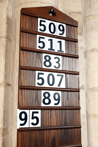 Church Hymn Numbers / School plastic Hymn board Number Sets – Black on ...