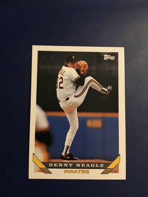1993 Topps # 244 DENNY NEAGLE Rookie Pittsburgh Pirates 1989 Draft ...