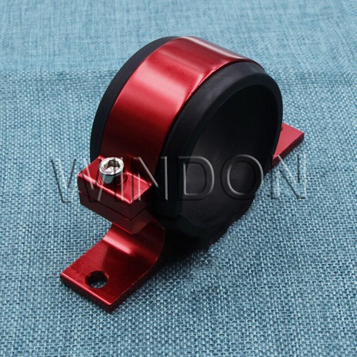 Red External Fuel Pump Filter Mounting Bracket Holder For Walbro Sytec ...