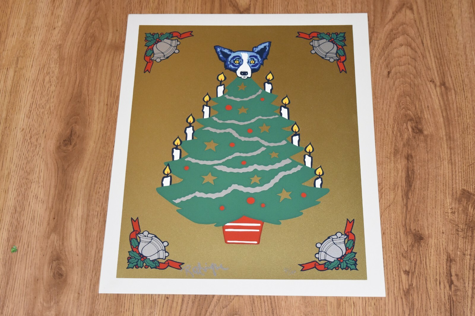 George Rodrigue Blue Dog "Tree Topper" Print Signed Numbered Artwork | eBay