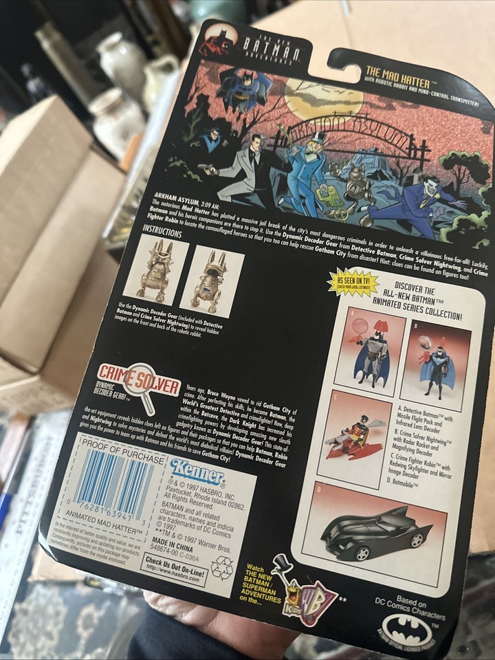 4 New Kenner: New Batman Adventures Crime Fighter ROBIN & Dark Knight ...