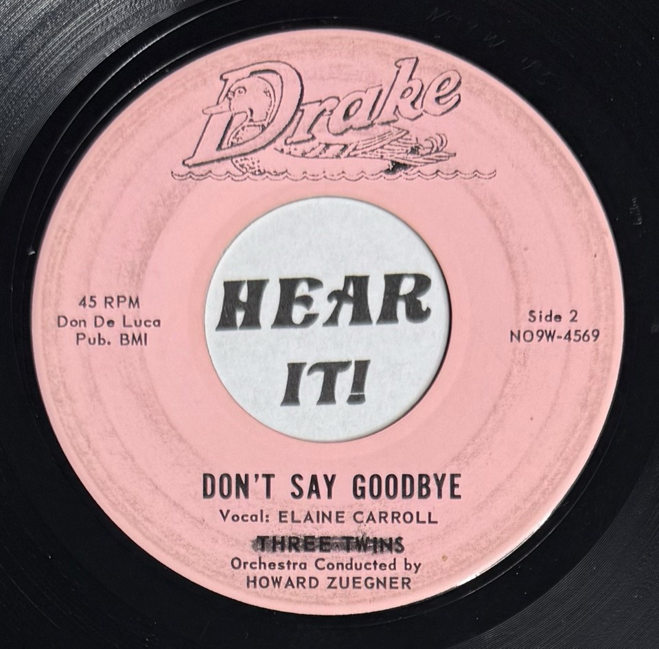 Cool 50s Girl Rock & Roll Doo Wop 45 ELAINE CARROLL Some of DRAKE ...