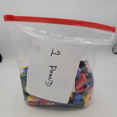 LEGOS Lot of 1 lb Colorful Assorted Mixed Parts Pieces One Pound As ...