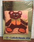 (NEW SEALED) M H Hug-A-Bear Latch Hook Kit PILLOW 12 x 12" M12037 FAST ...