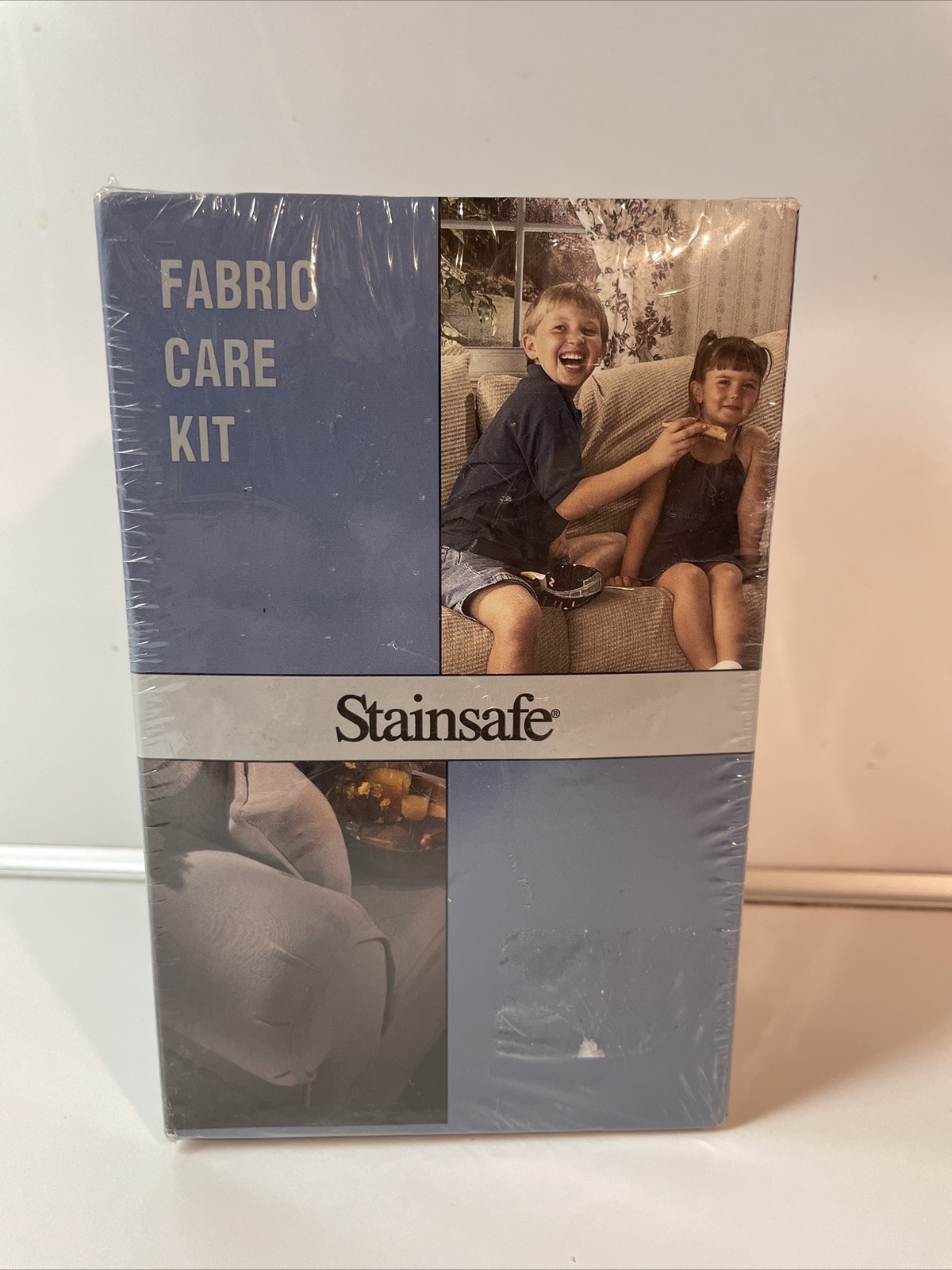 Stainsafe Fabric Care Kit 4oz Bottles Cleaner Protector Sponge & Cloth ...