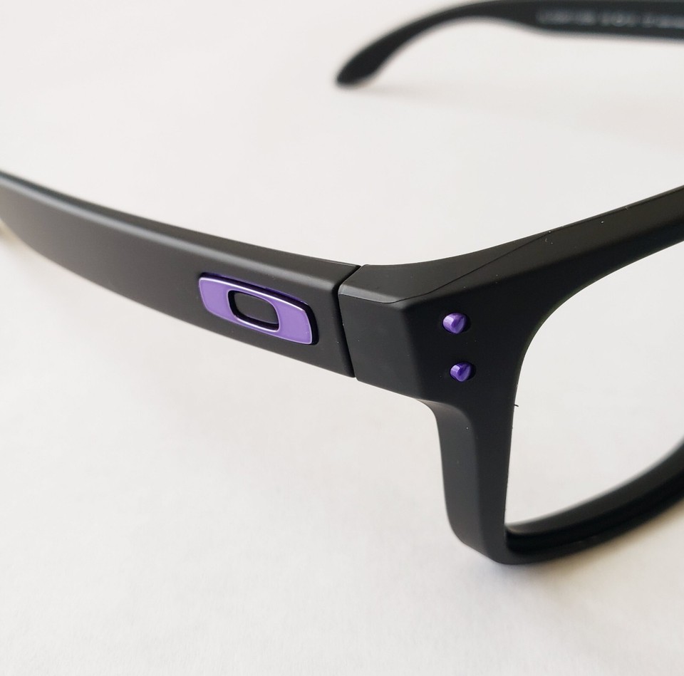 Oakley Holbrook XL Matte Black Purple Icons Replacement Frame Only ...