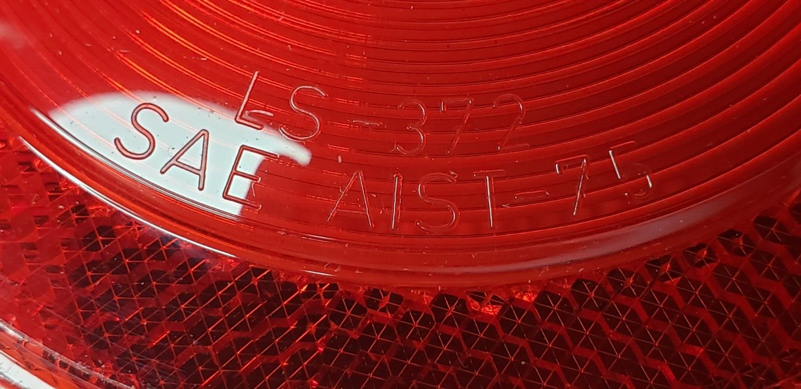 Pair KD-LAMP CO Universal Tail Light Trailer Camper Red Brake Lens ...