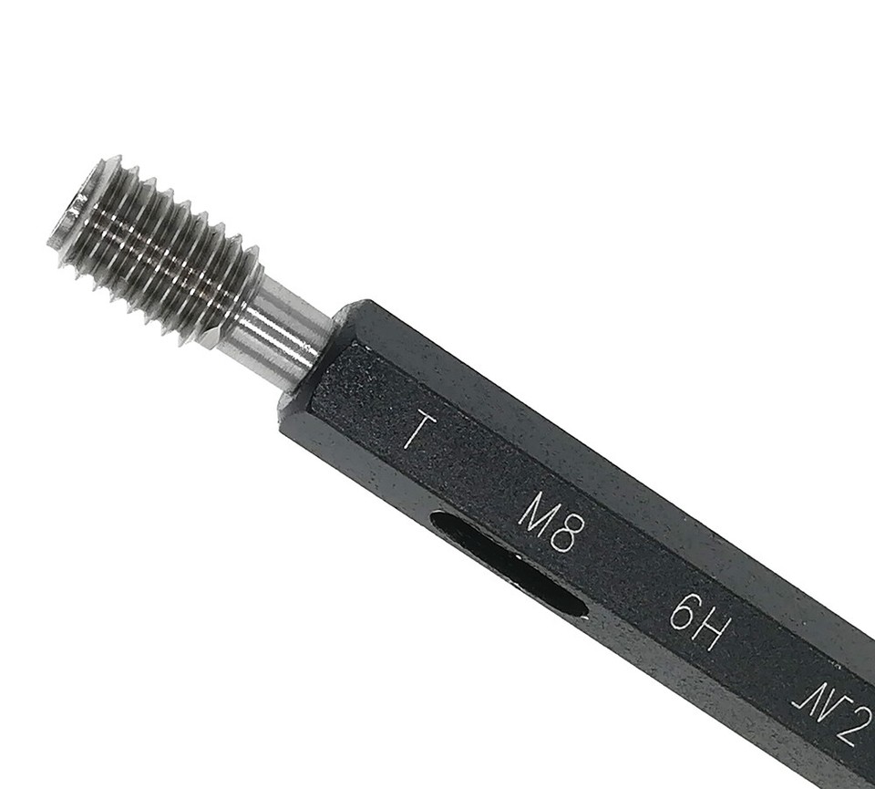 Metric Thread Plug Gage Gauge M8 x 1.25 6H Thread Go and NoGO | eBay
