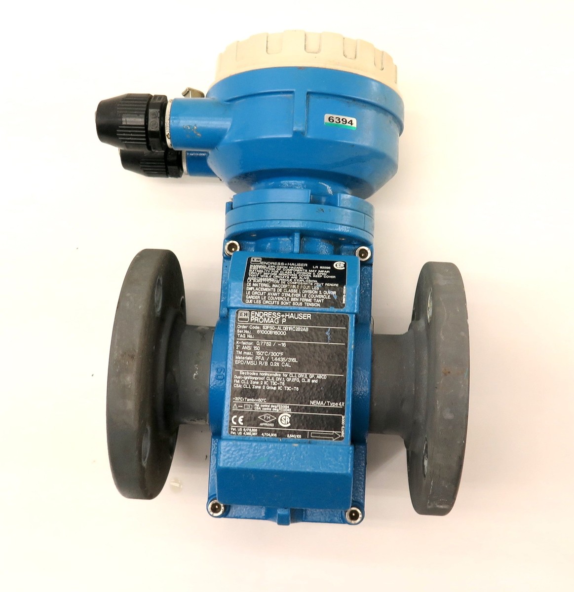 Endress Hauser Proline Promag P 300 Flow Meter With Proline Promag P